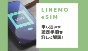 LINEMOでeSIMを使う方法！申し込み手順や設定を解説【注意点も分かる】 | 巨人メディア